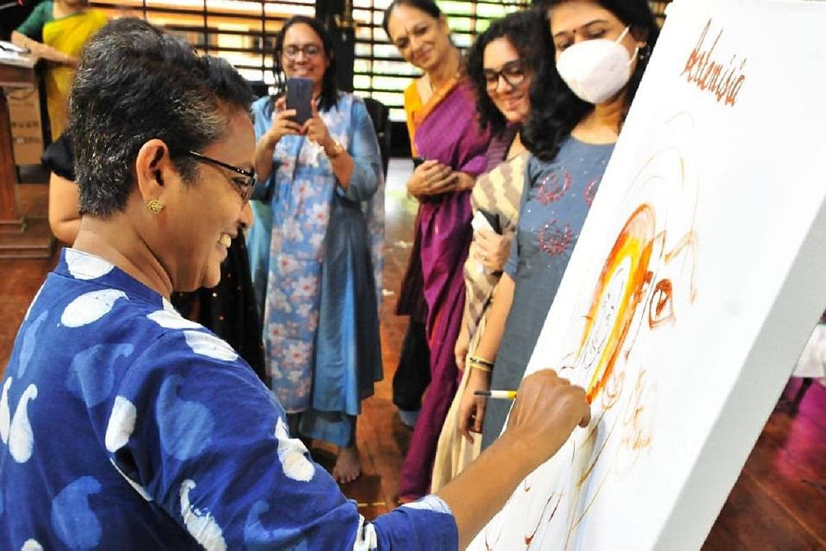 Kerala art exhibition features works of female artists, sexual assault ...
