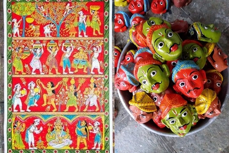 From scrolls to masks: How Telangana's 400-yr-old Cheriyal paintings ...