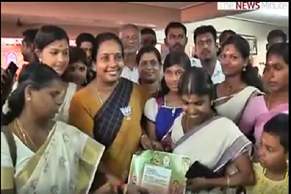 Video: EC files complaint against BJP leader Vanathi for canvassing in ...