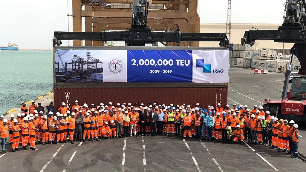 Gulftainer Handles Two Million TEU at Iraq Container Terminal