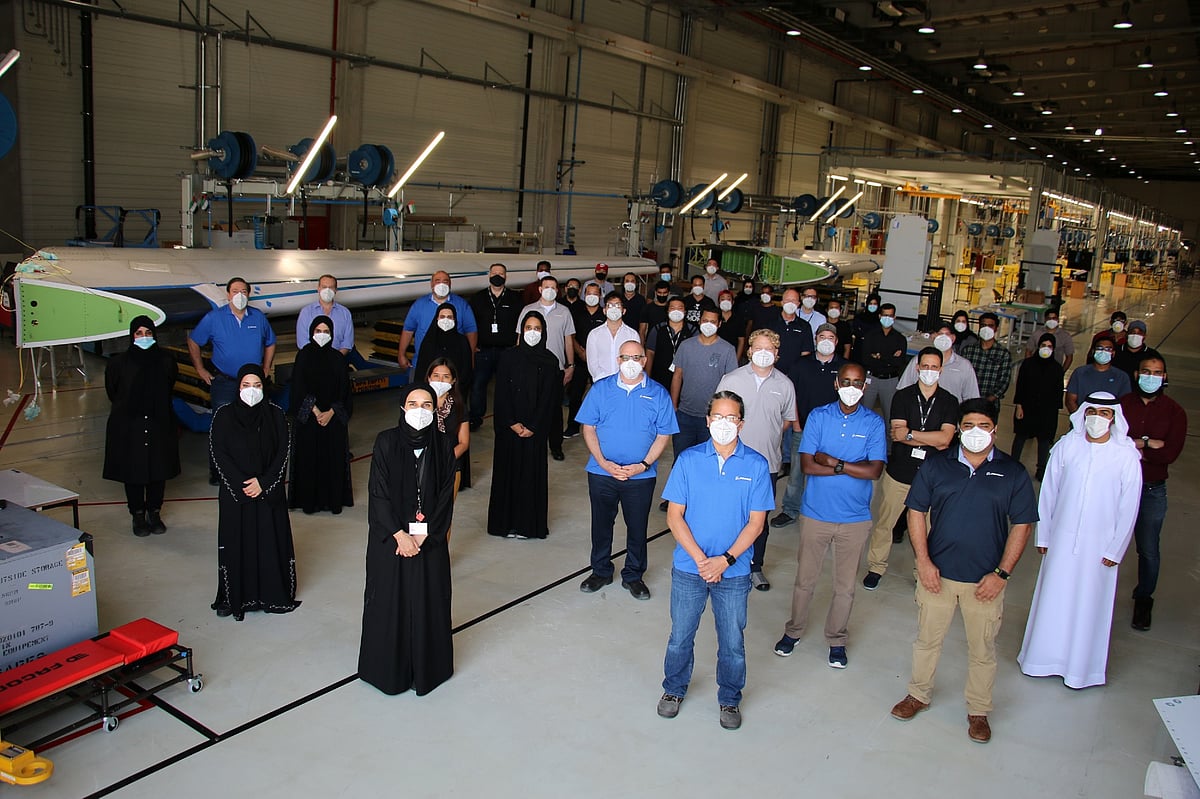 Strata Delivers First Made in UAE Boeing 787 Dreamliner Vertical Fin