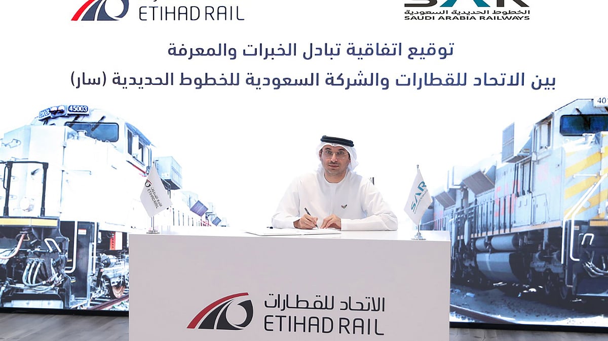 Etihad Rail and Saudi Railway Company Sign Cooperation Agreement