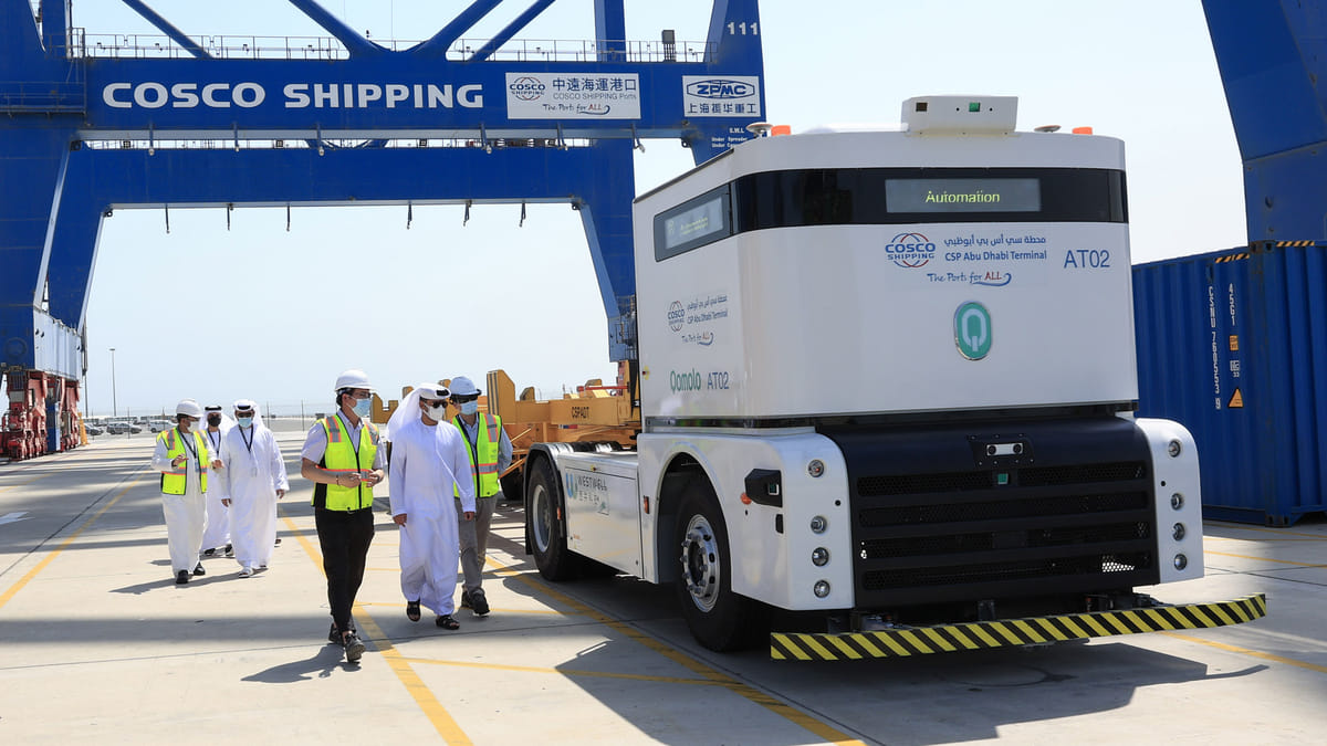 Khalifa Port to Get Region’s First Autonomous Port Truck System