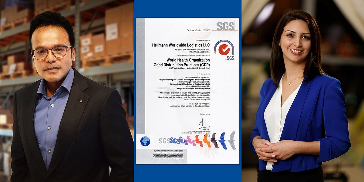 Hellmann UAE Receives GDP Certificate for Healthcare Services