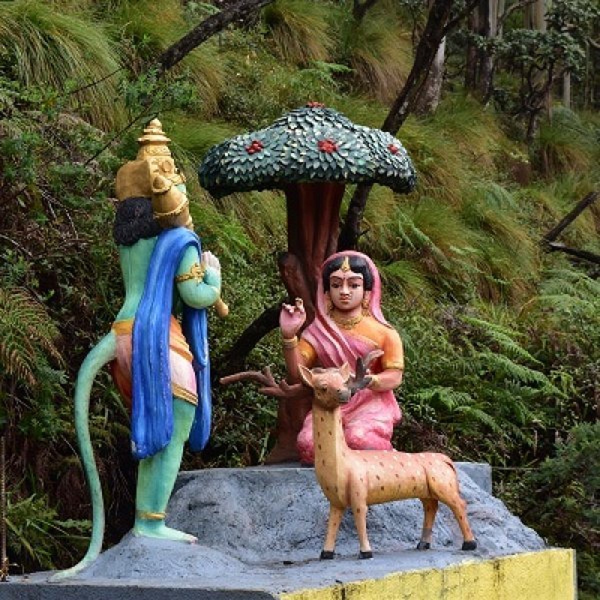 சிறைவைக்கப்பட்ட இலங்கை அசோகவனத்திலேயே அம்மனாக அருள்பாலிக்கும் சீதை! # ...