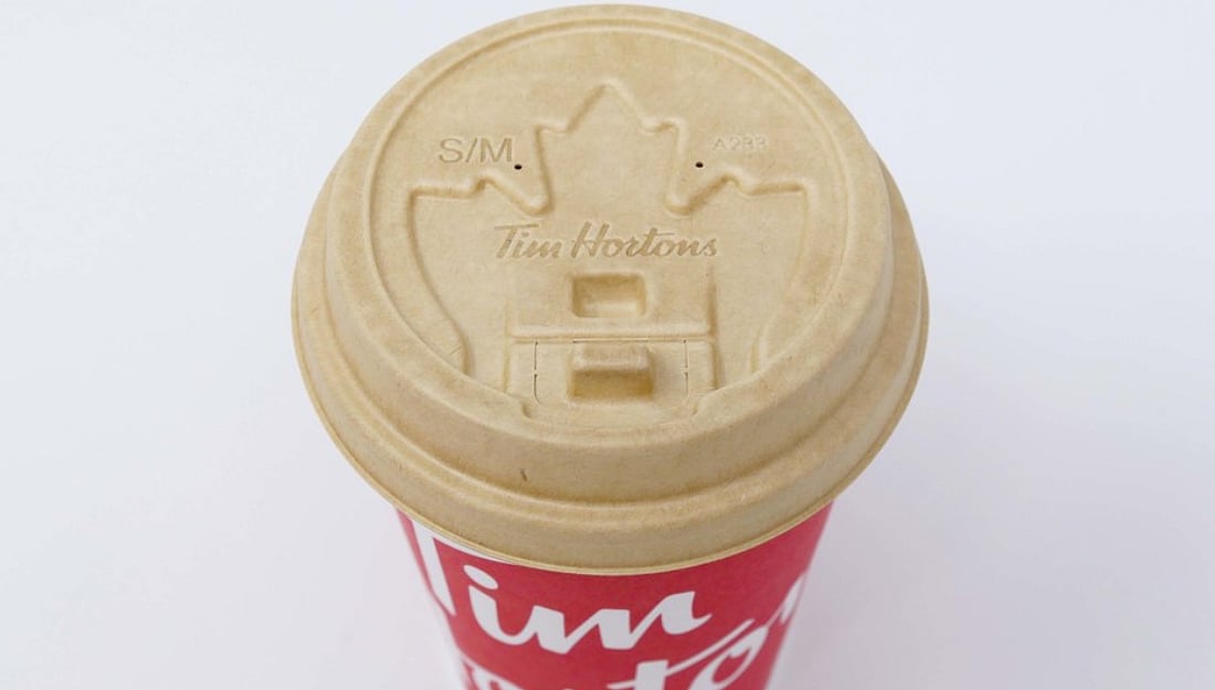 Tim Hortons will roll out new cardboard lids across Canada in 2023