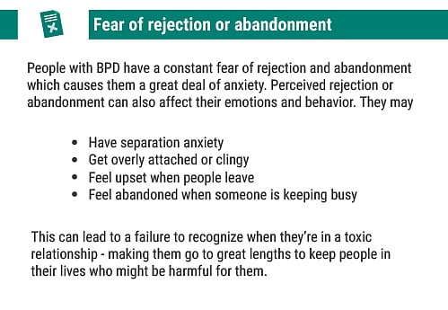 Symptoms of BPD | White Swan Foundation